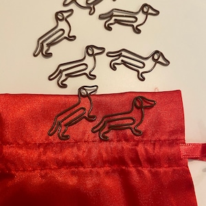 100 Count Dachshund Shaped Paper Clips Dog Lover Gifts Cute - Etsy