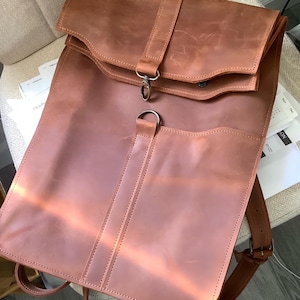 Handmade Leather Backpack Women,leather Backpack Woman,laptop Backpack ...