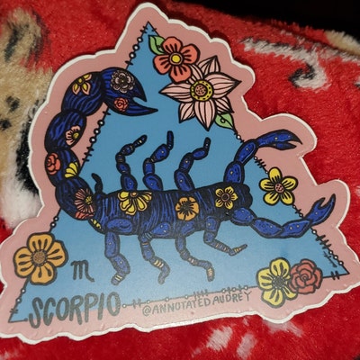 Vinyl Sticker Scorpio Zodiac Astrology Weatherproof Decal - Etsy