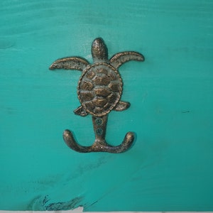 Turtle Hook, on Sale Ocean Decor, Sea Turtle Hook, Turtle Decor, Sea ...