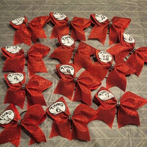 Glimmer Glitter Cheer Bow Key Chain - Etsy