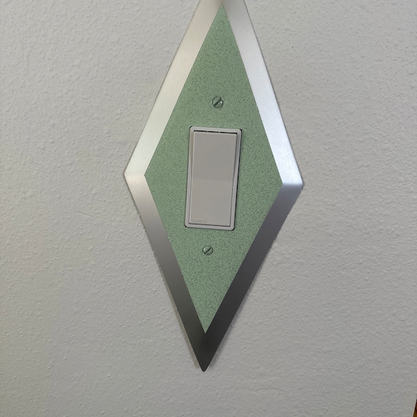 Diamundo Painted Deluxe Atomic Mid Century Diamond Light Switch Outlet ...