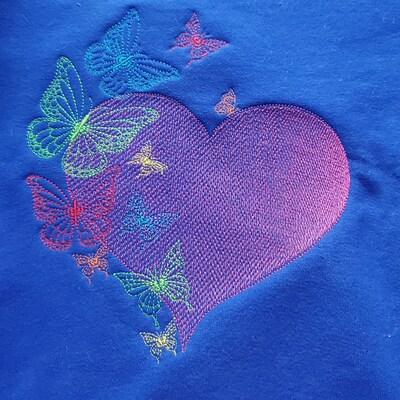 Heart Machine Embroidery Design , 7 Sizes. - Etsy