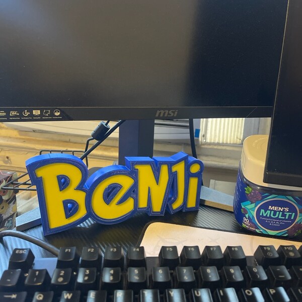 Twitch Vip Desk Ornament 3D Print Great Streamer Gift Gift for Streamer ...