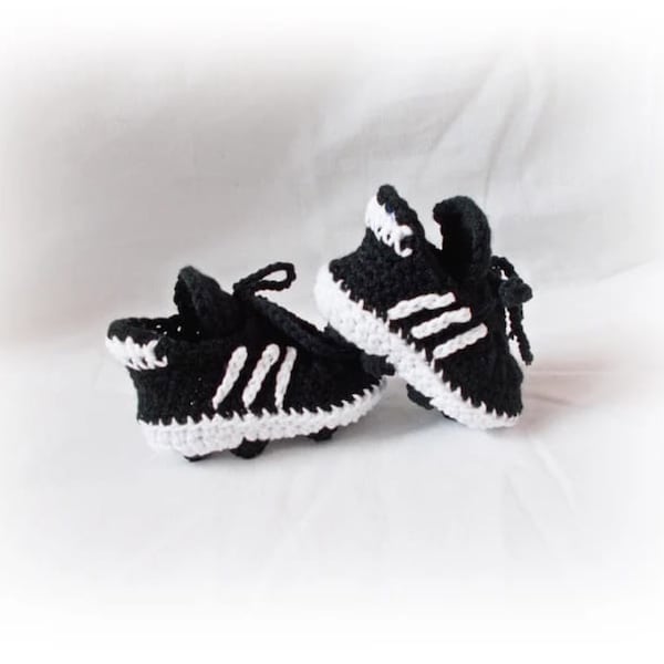 Crochet Baby Blue Soccer Shoes, Baby's First Cleats, Baby Sports ...