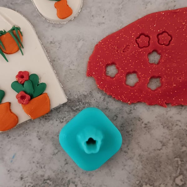 Mini Micro Leaf Set Clay Cutters Polymer Clay Floral Making Tool