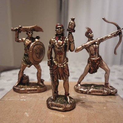 Vintage Oshosi Mini Statue Small Orisha of the Hunt, Forests, Animals ...