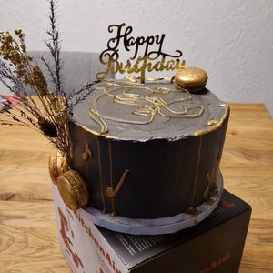 World Map Cake Decor With Airplane World Map Cake Decoration Weltkarte ...