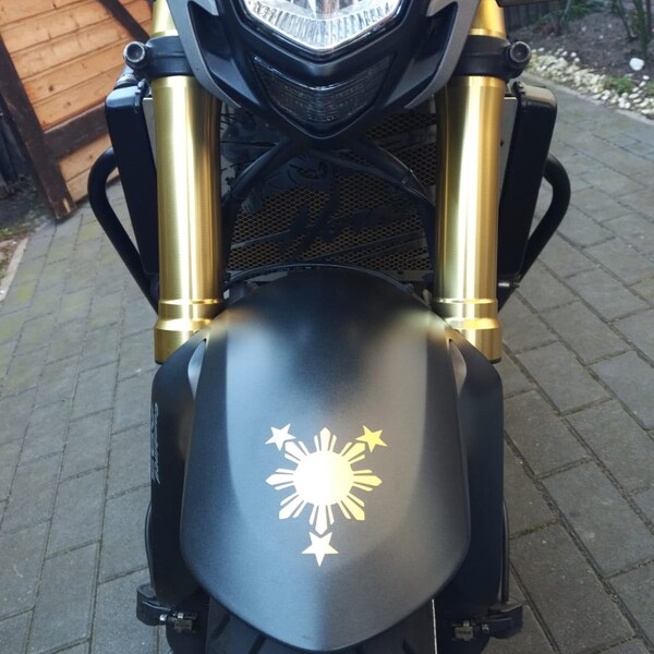 Philippines Flag Decal, Sun Sticker, Filipino Pinoy Pride, Car Window ...