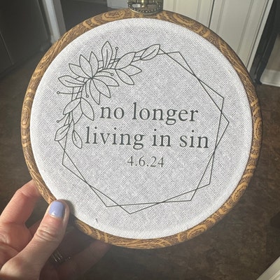 I'm a Little Ray of Pitch Black Wall Decor / Faux Embroidery / Funny ...