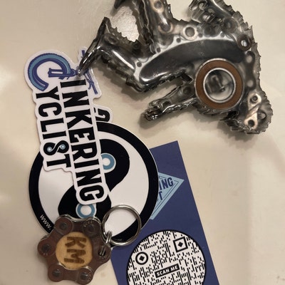 Race Medals W/ Upcycled Bike Chain, Laser Cut Wood, Bicycle Awards ...