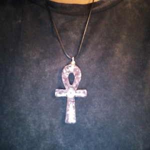 Amethyst Ankh Pendant - Etsy
