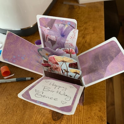 Pop-up Box Card SVG Cutting Template Only - Etsy