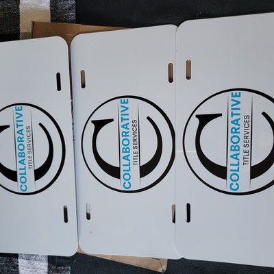 Custom License Plate Front Car Tag, Aluminum or Plastic Personalized ...