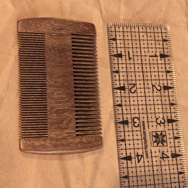 A Fine Double Toothed Historical Comb Fine Gentleman's Comb Natural ...