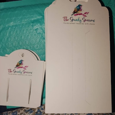 Customized Hair Accessory Display Card 3.5 Inches by 6.8 Inches for Bow ...