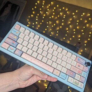 Autumn Theme Keycaps, Vintage Orange Yellow Cherry Profile PBT Keycaps ...