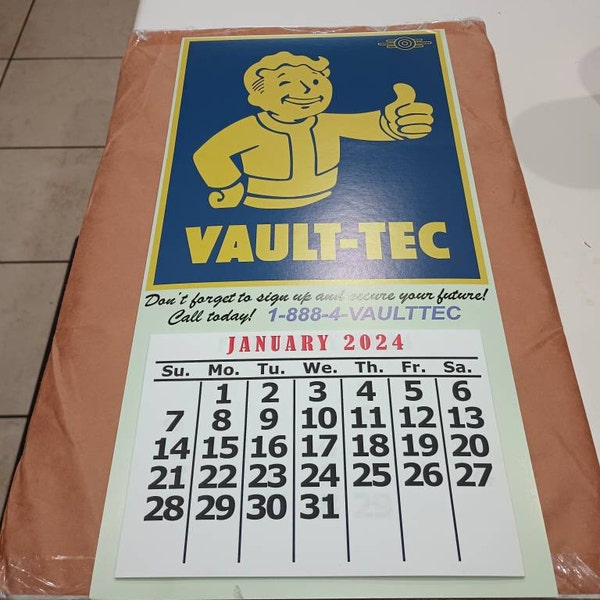 Un-official Handmade Fallout 12 Month Calendar for 2025 - Etsy