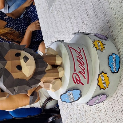 Ball Box Set/ Diy Craft/ Template PDF STUDIO SVG/ Low Poly/ Papercraft ...