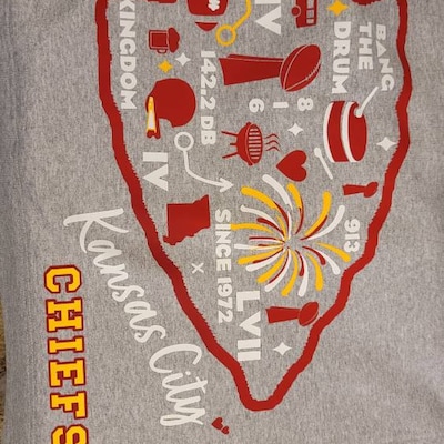 Kansas City Football kc Arrowhead SVG and Png KC Football Cricut ...