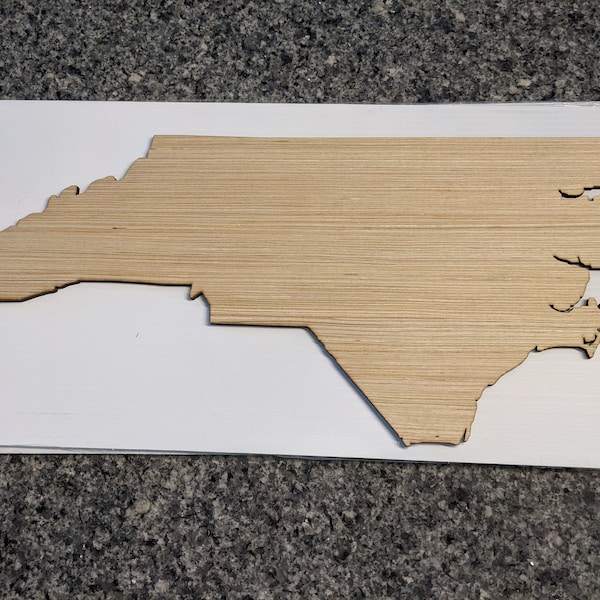 North Carolina State (large) Wood Cut Out - Laser Cut - Etsy