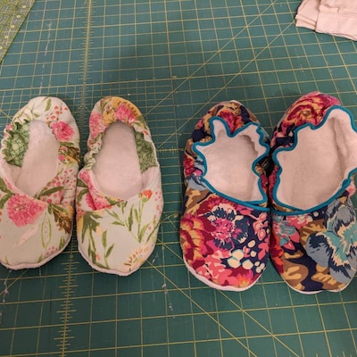 Youth-women's Slipper Wrap-overs Sizes 1 to 13 Digital Pdf Sewing ...