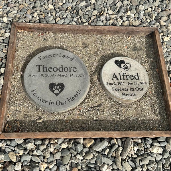 Personalized Engraved Memorial Stone 11.5x 5.5 in Loving Memory - Etsy