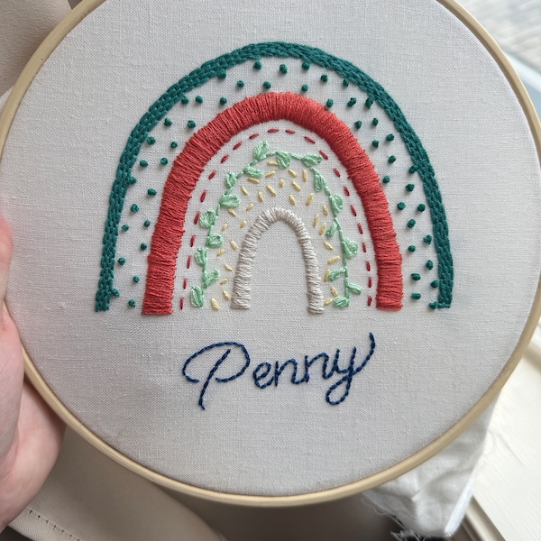 Personalised Name Embroidery Pattern, Perfect for Name Announcements or ...