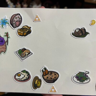 Totk Zelda Art Nouveau Waterproof Vinyl Sticker the Legend of Zelda ...