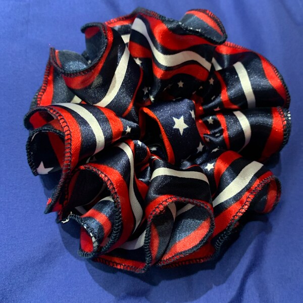 Dark Teal Satin Chiffon 5-1/2 Ruffle Fabric Claw Jaw Clip Fabric ...