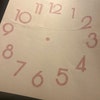 Sign Vinyl DIY Clock Numbers Square Fit - Etsy