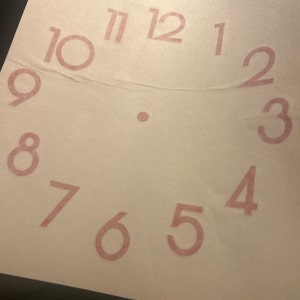 2 Inch Classic Clock Numbers-plotter Cut Vinyl - Etsy