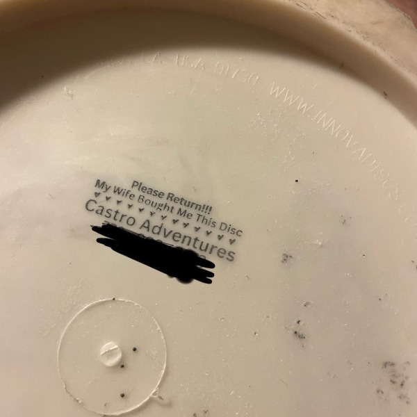 Disc Golf Custom Name Stamp - Etsy