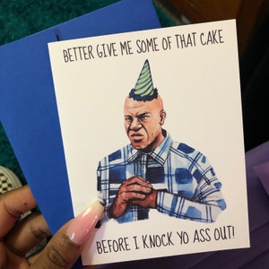 Funny 'debo Knock Yo Ass Out' Birthday Card Happy - Etsy