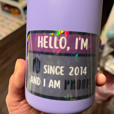 P1harmony Hand Peace Sign Laminated Glossy Vinyl Sticker - Etsy