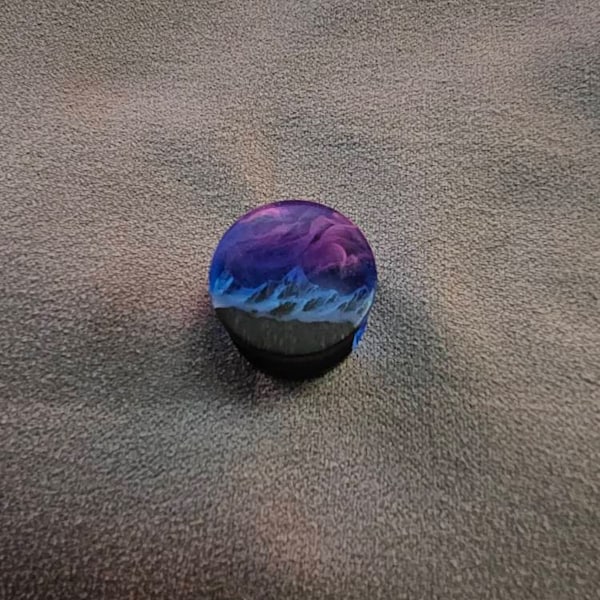 Wolf Pendant Wolf Accessory Resin Necklace Personalized Pendant Wood ...