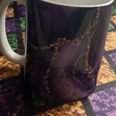 Customizable Agate Crystal Jewelry Box Geode Marble Resin Keepsake Box ...