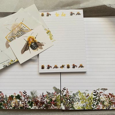 Bumble Bee A6 'to Do' Notepad, Blank Notepad, Christmas Gift, A6 ...