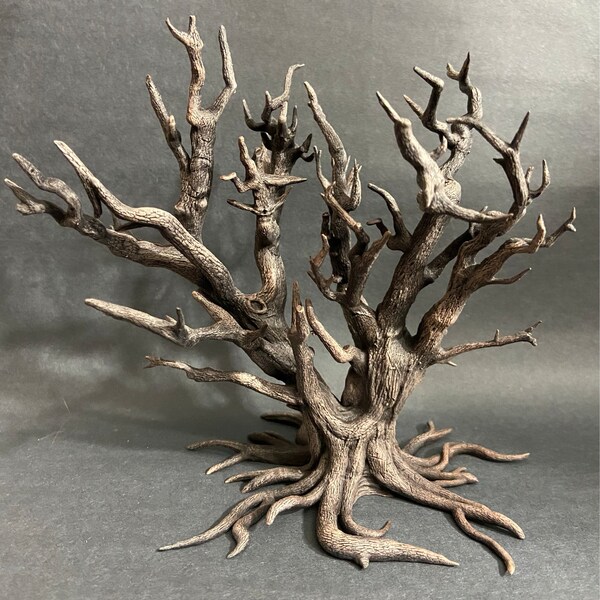 Large Spooky Tree - Haunted Tree - Miniature for Lemax Spooky Town ...
