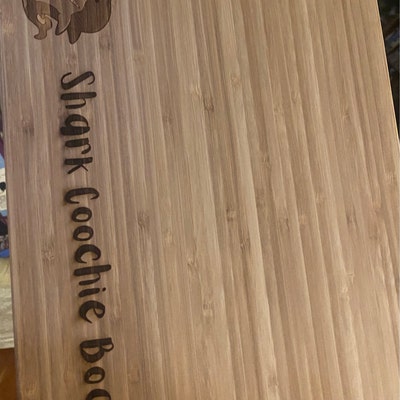 Shark Coochie Board Charcuterie Board Funny Stocking Stuffer White ...