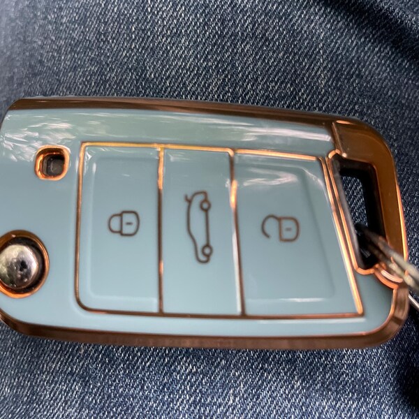 Key Cover for Mini (light Blue) - Cooper - Clubman - Countryman ...