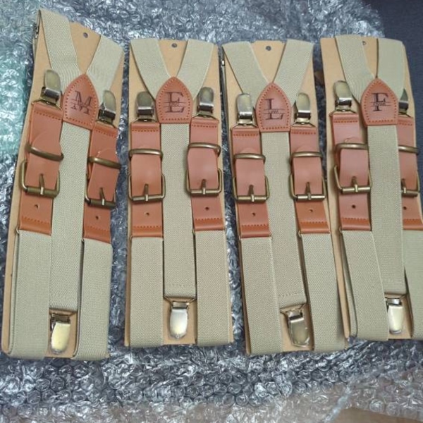 Personalized Suspenders,custom Leather Suspenders,suspenders for Men ...