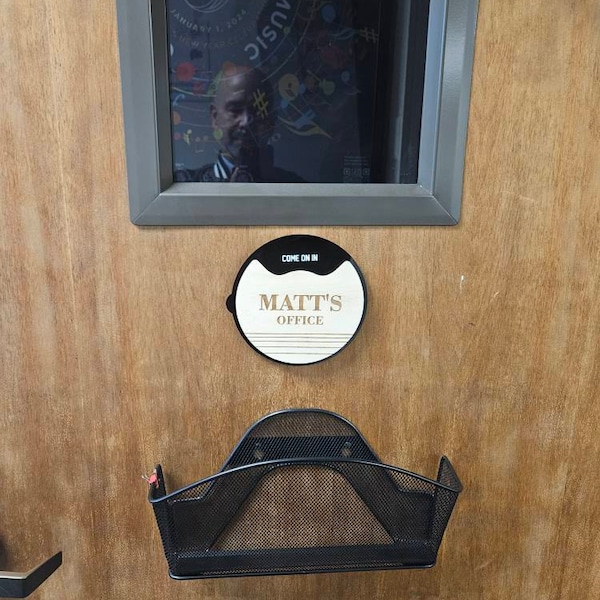 Personalized Work From Home Privacy Sign. Customizable 4 Sides Do Not ...