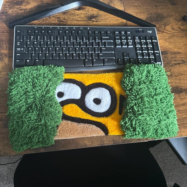 3D Keyboard Fluffy Rugs – Ideal Gift for Gamers, IT Specialists, and ...