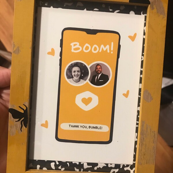 Bumble Dating Valentine’s Day Card, Swipe Right Card, Personalized ...