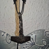 Forged Iron Raido Rad Rune Viking Amulet Runic Nordic Pendant Talisman ...