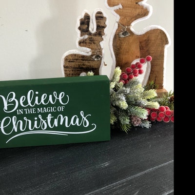Believe in the Magic of Christmas Christmas Cutting File SVG, DXF & PNG ...