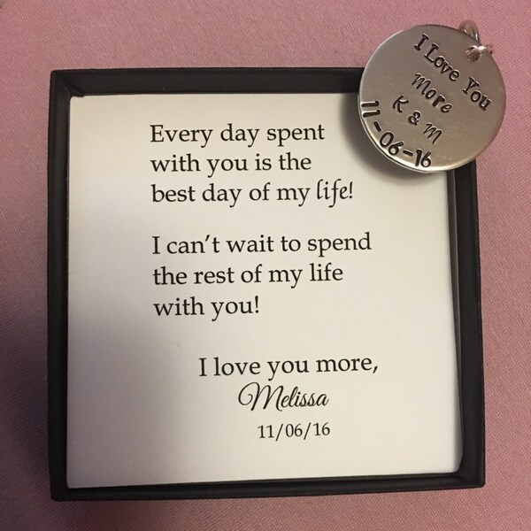 GROOM Gift From Bride, Wedding Day Gift to Groom, From Bride to Groom ...
