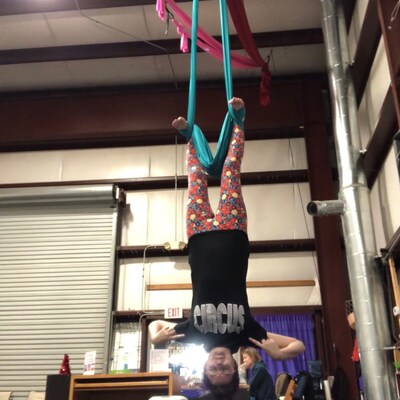 Trapeze Aerialist & Circus Arts Wait for the Hep Acrobat Decal Sticker ...