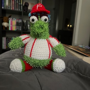 Philadelphia Phillies Phanatic Inspired Learn How to Crochet Amigurumi ...